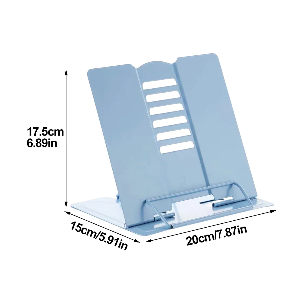 Adjustable Book Stand For Reading, Metal Document Holder With Angle ...