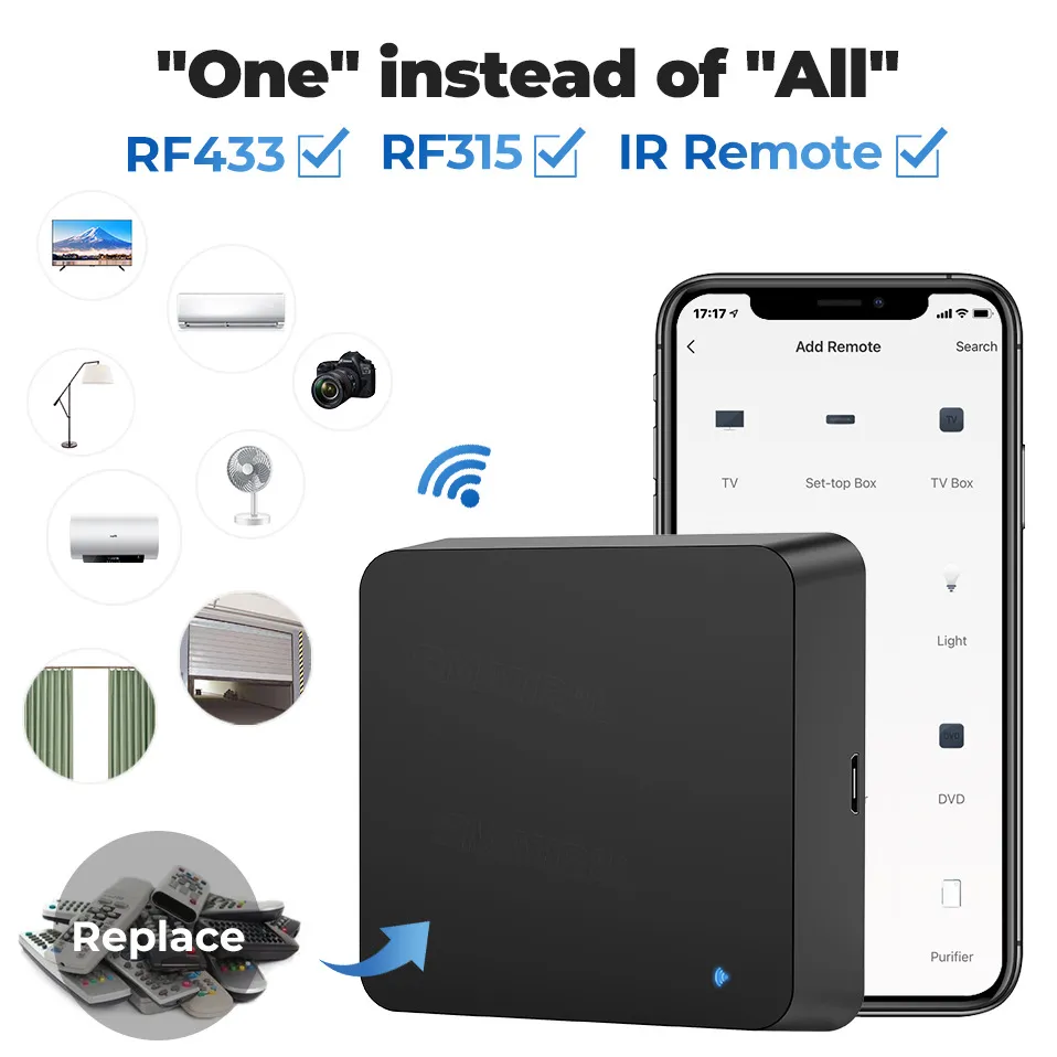 DHgate.com:Tuya Smart WiFi RF IR Remote Control WiFi Smart Home for Air ...