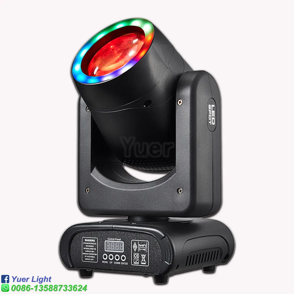 Colorful Rainbow Effect: 180W Moving Head Spot Light with 18 Prisms for ...