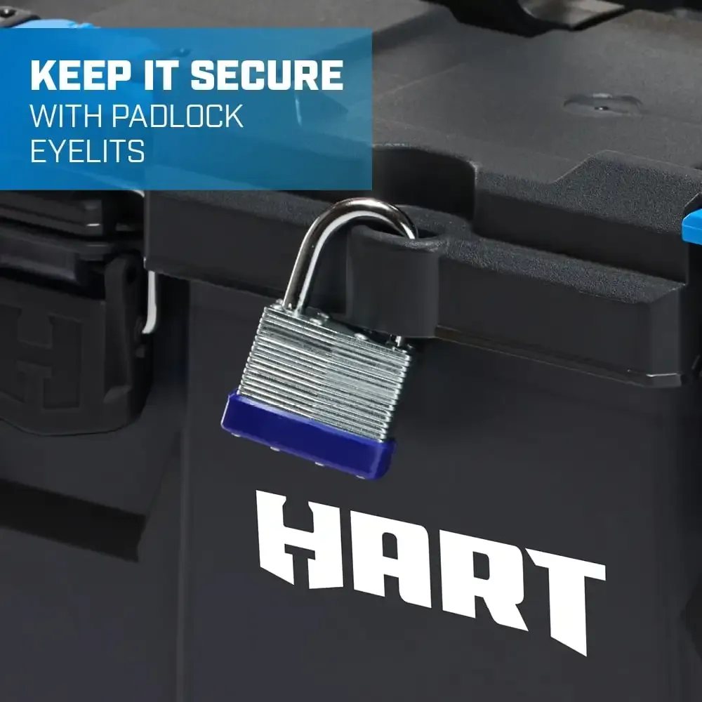 HART Stackable Mobile Toolbox with Modular Storage System for Power ...