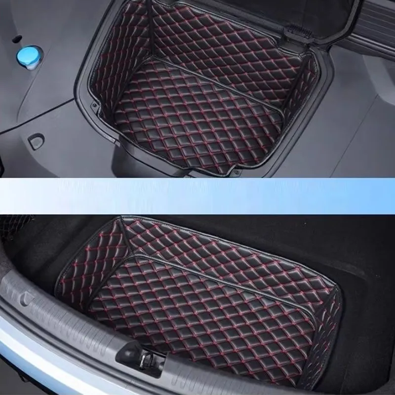 Leather Car Front Storage Box Pad for BYD Seal EV DMi 2024 Trunk ...