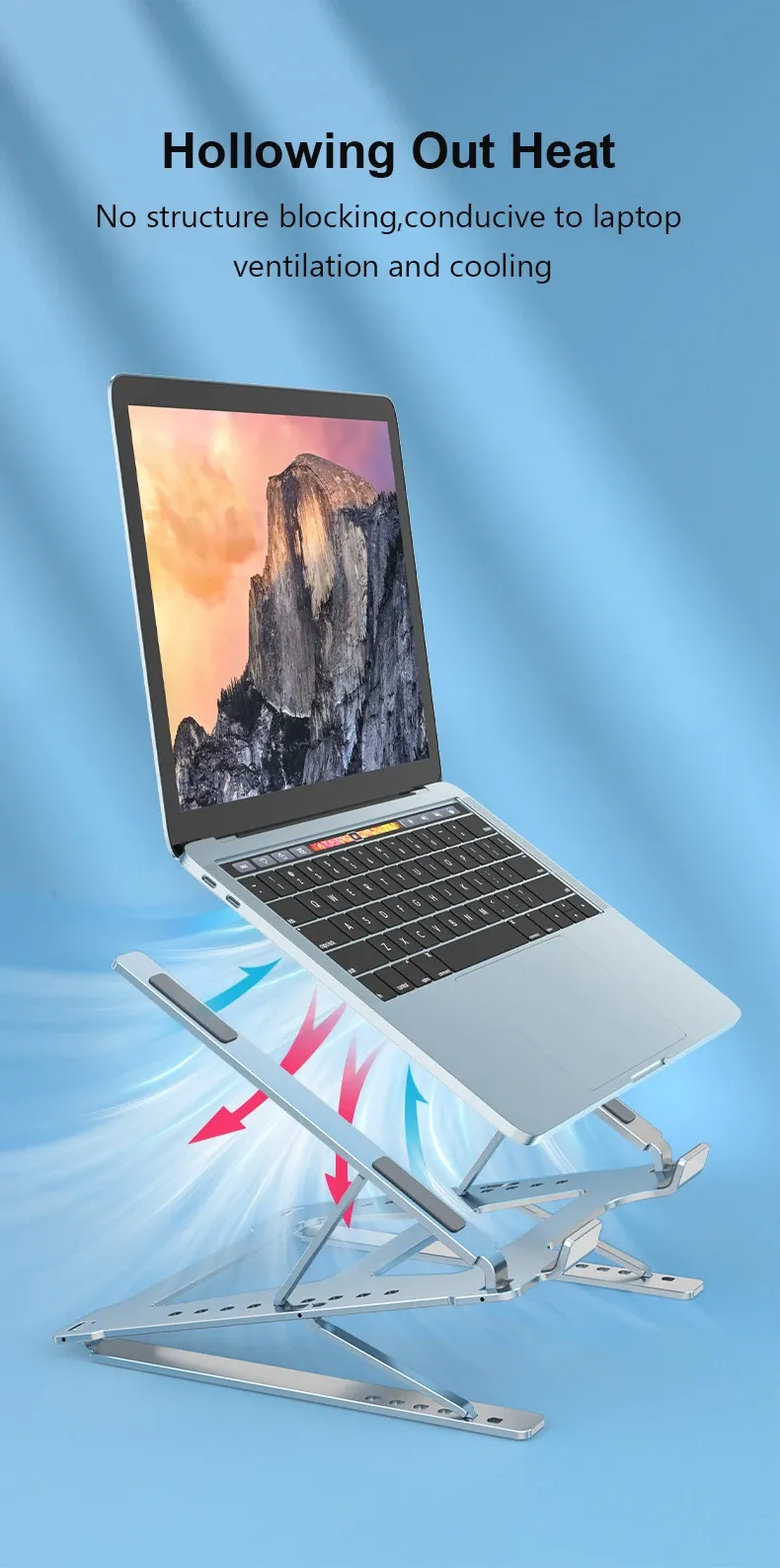 Laptop Notebook Stand Aluminium Foldable Support... From Ddmymaster ...