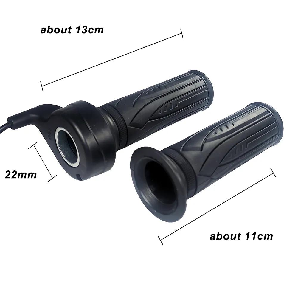 Electric Scooter Twist Throttle with LED Display - Universal 12V-72V E ...