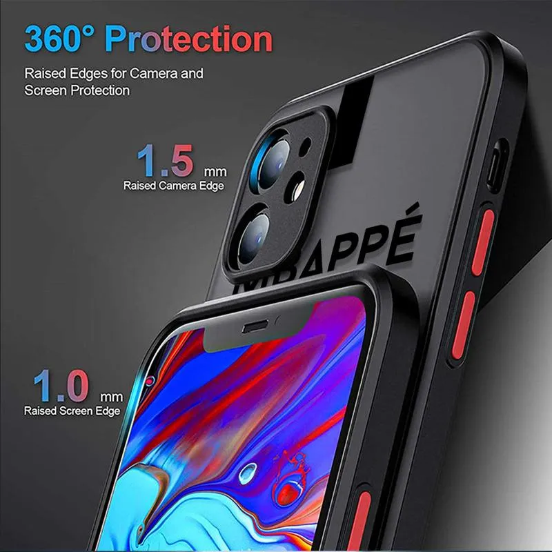 Kylian Mbappe Football Stars Phone Case for iPhone 14 13 12 11 Pro XR ...