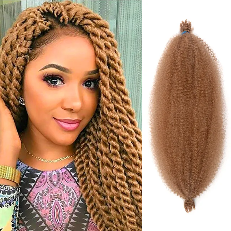 18-inch Barely Braiding Crochet stranded hair extensions - Long Springy ...