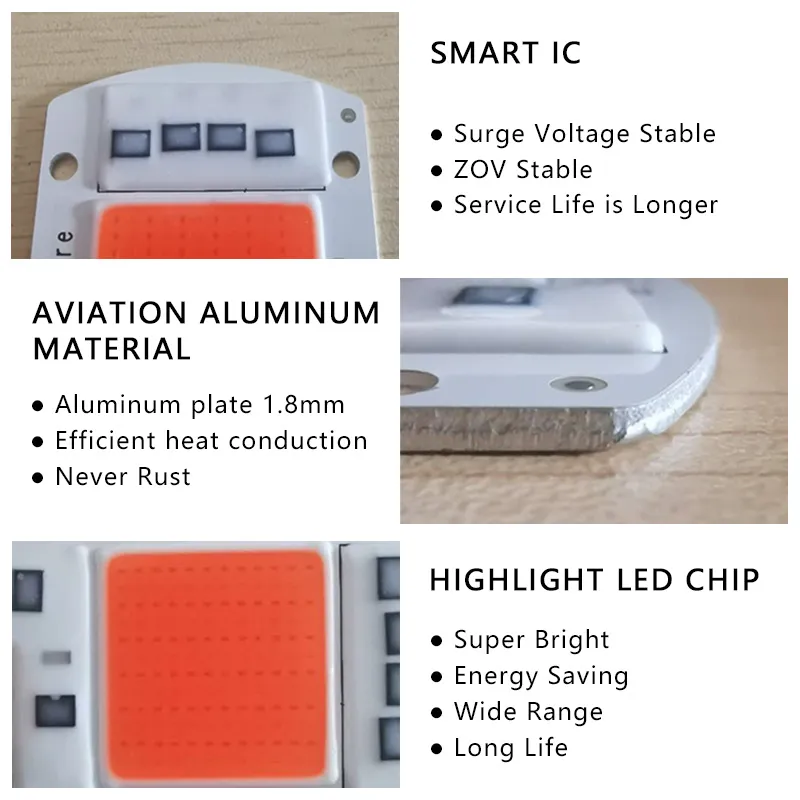 DHgate.com:High Voltage 220V AC LED COB Chip Smart IC Full Spectrum ...