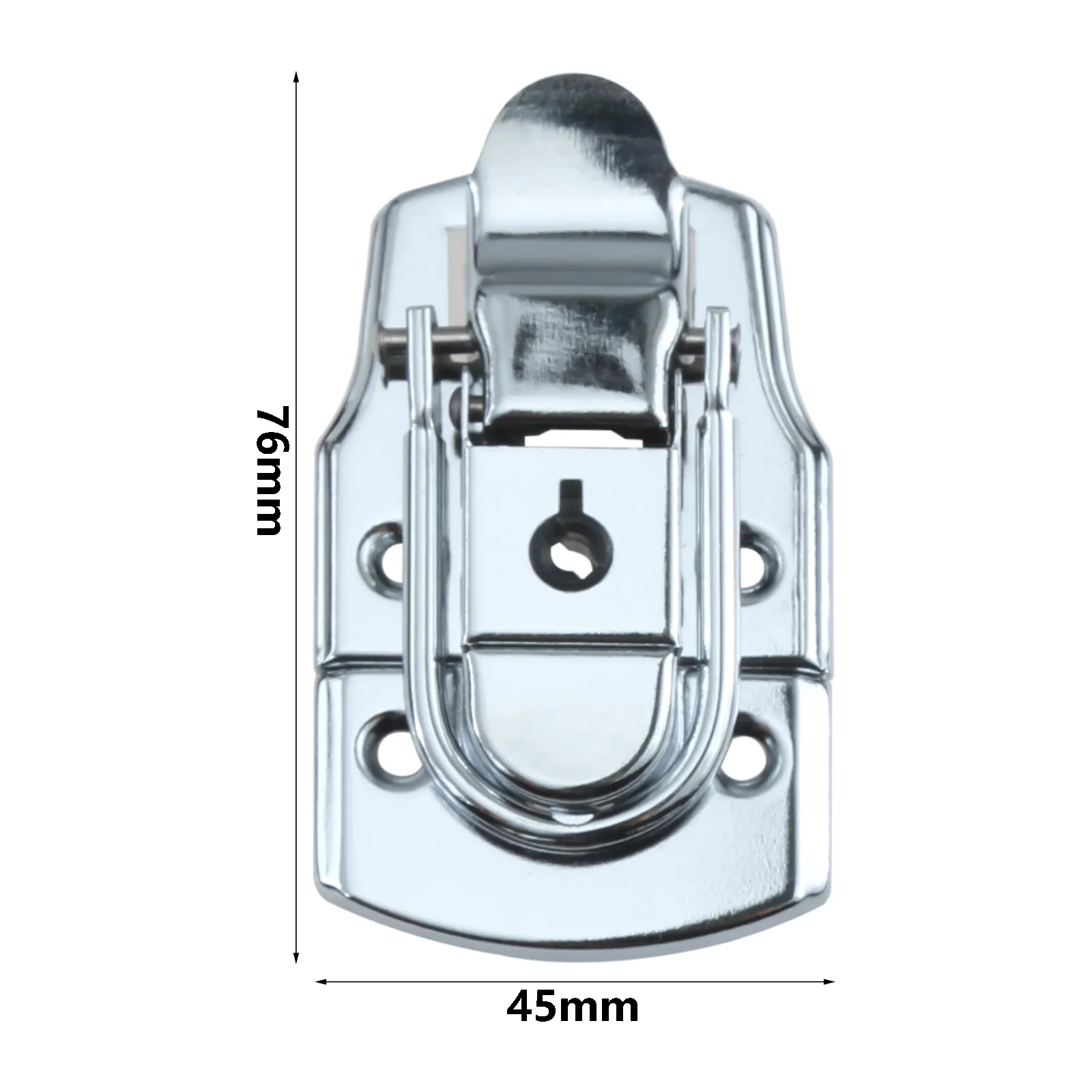 3 × 1.77 in 76 × 45 mm Air Box Luggage Toggle Latch Hasp Lock with Key ...