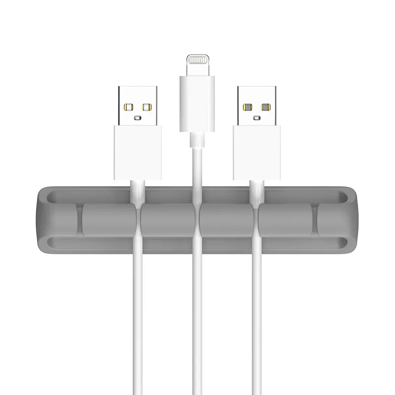 Cable Winder Silicone USB Cable Organizer Desktop Tidy Management Clips ...