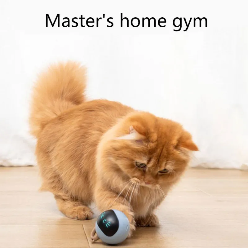 Smart Electric LED Rotating Escape Ball smith toys for Cats and Dogs ...