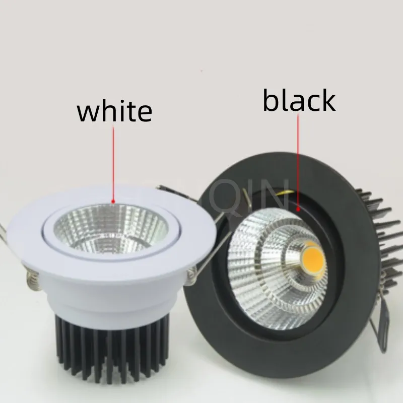 5W-18W Adjustable Color Temperature LED Downlight - Dimmable Grille ...