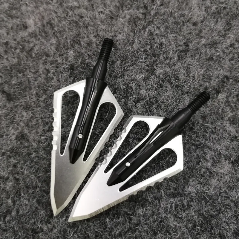 Archery 4 Blades Arrowhead 100Grain Arrow Point Target Broadhead Bow ...