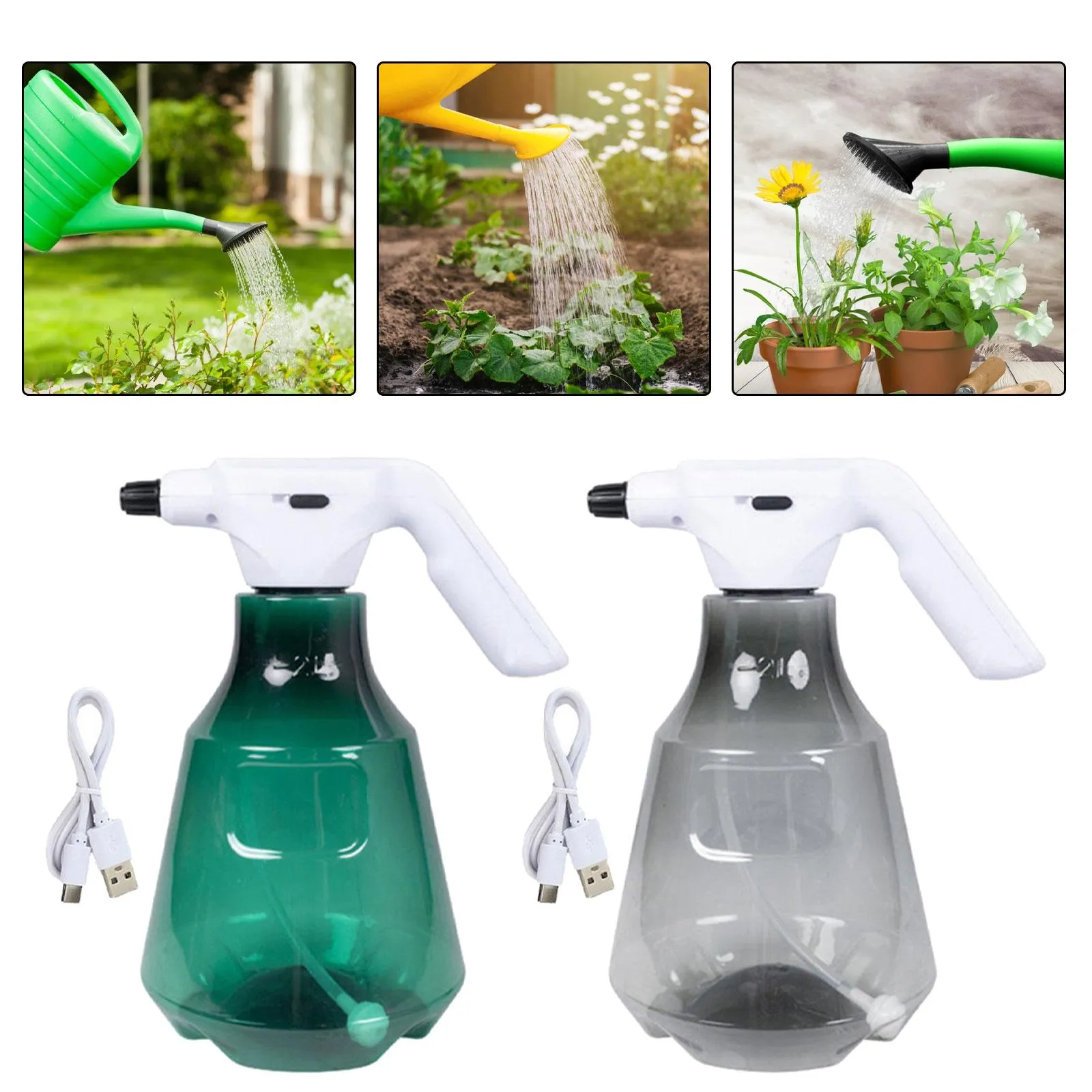 2L Electric Plant Sprayer - Handheld Battery Powered Spray Bottle ...