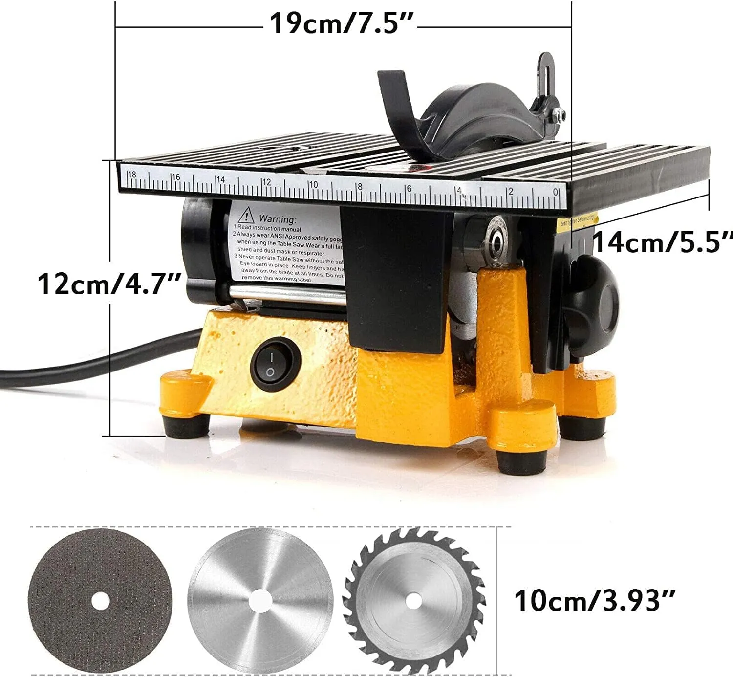 DHgate.com:60W Mini Electric Table Saw Benchtop: Compact & Powerful DIY ...