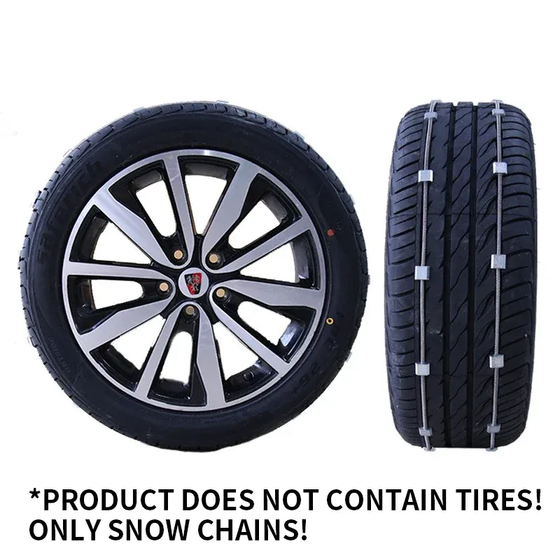 Steel Anti-skid Snow Ice Tire Chains | Ultimate Winter Safety for Cars ...
