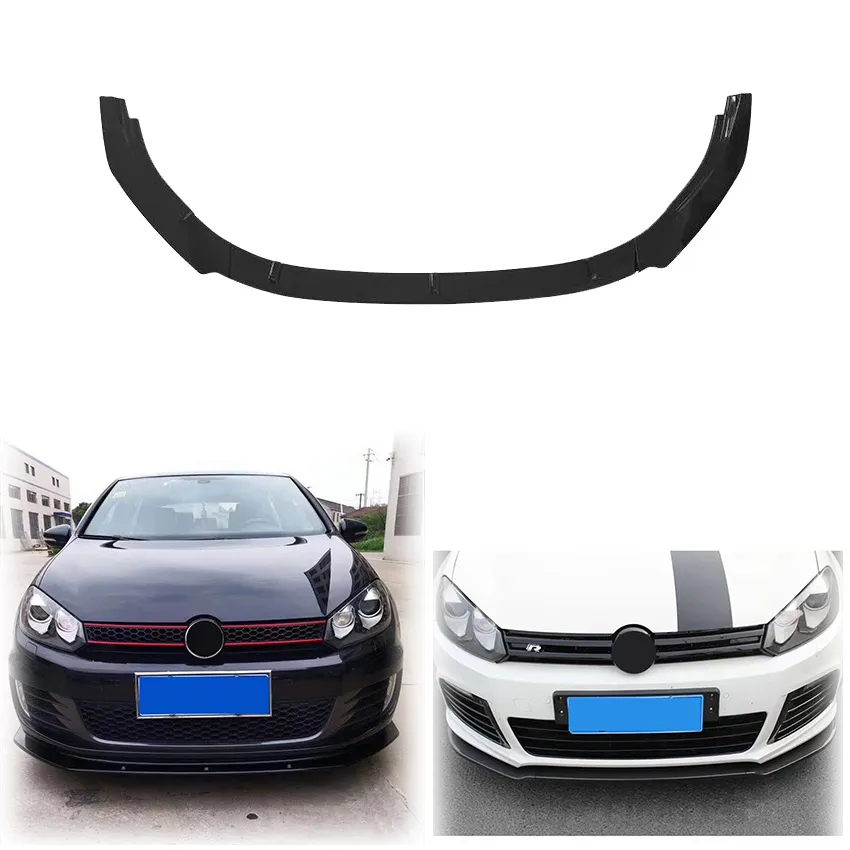 DHgate.com:6X For VW Golf MK6 GTI R R20 Front Bumper Lip Spoiler Cover ...