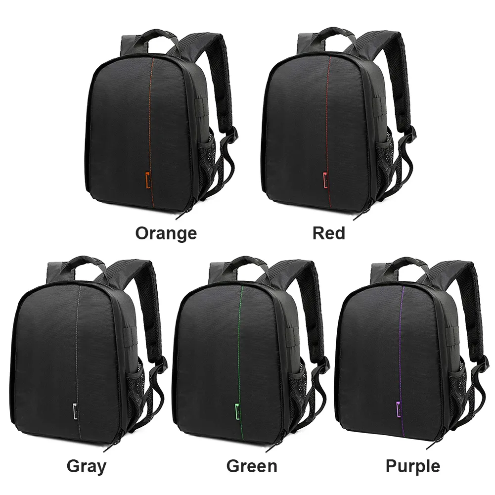 DSLR Camera Backpack Waterproof Shockproof Breathable Camera Lens Bag ...