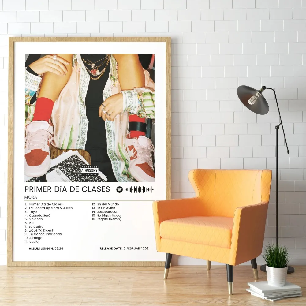 HD Pop Rapper Mora Music Album Cover Poster Aesthetic Set Paraiso ...