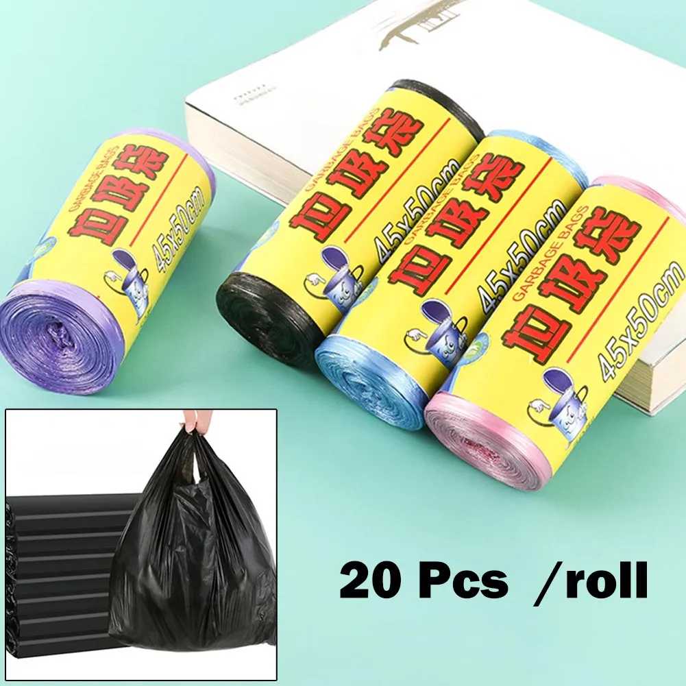 Mini Garbage Bags Thickened Small Desktop Trash Bags with Handles for ...