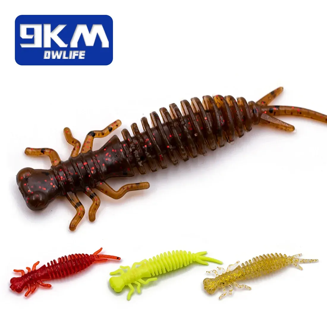 Fly Lures Dragonfly Larva Lures 3g Soft Silicone Fishing Lures ...