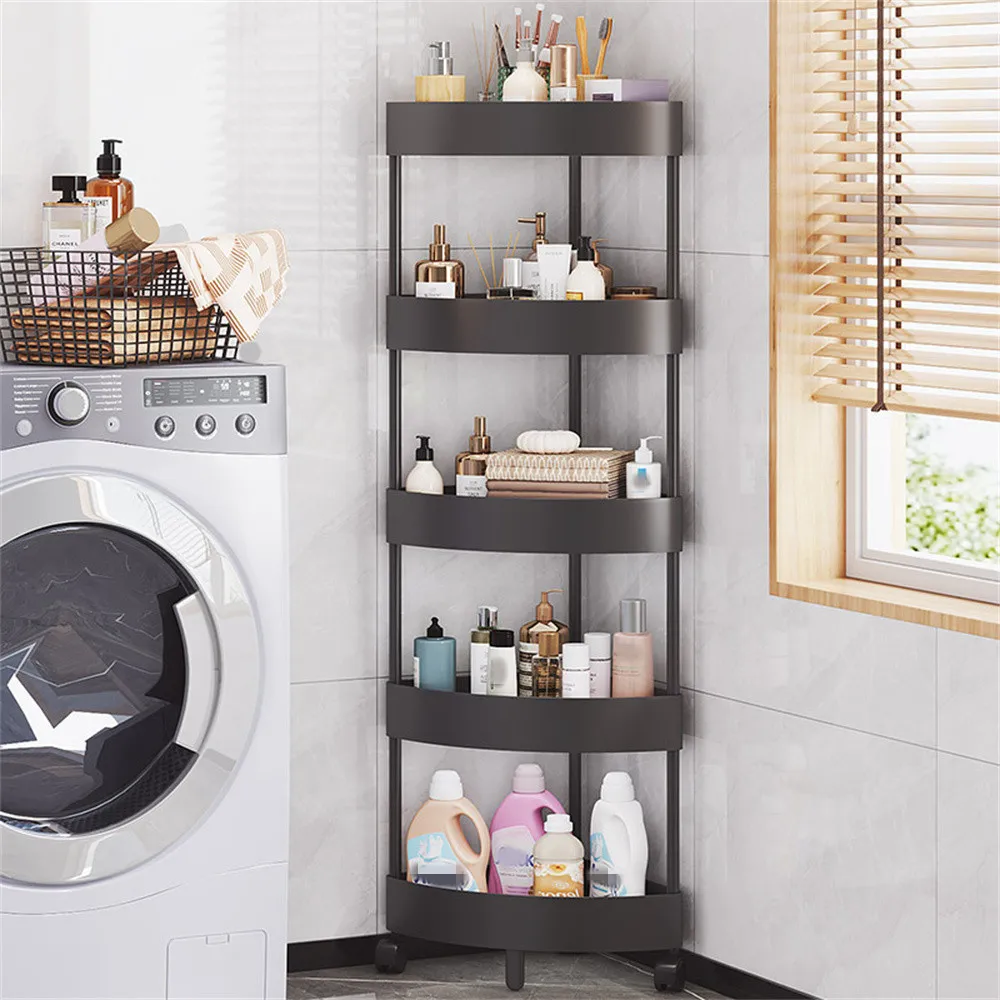 Movable Bathroom Corner Triangle Shelf Floor Standing... From Ddmyearth ...