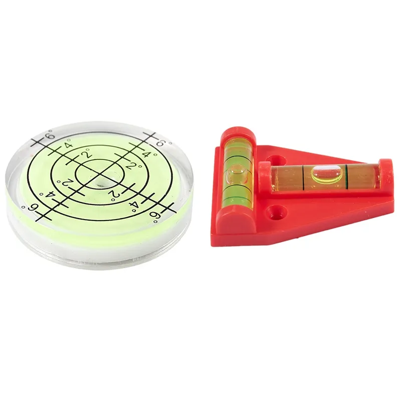 Mini 2-Way Level for Caravan, Car & More! 32mm Acrylic Round Bubble ...