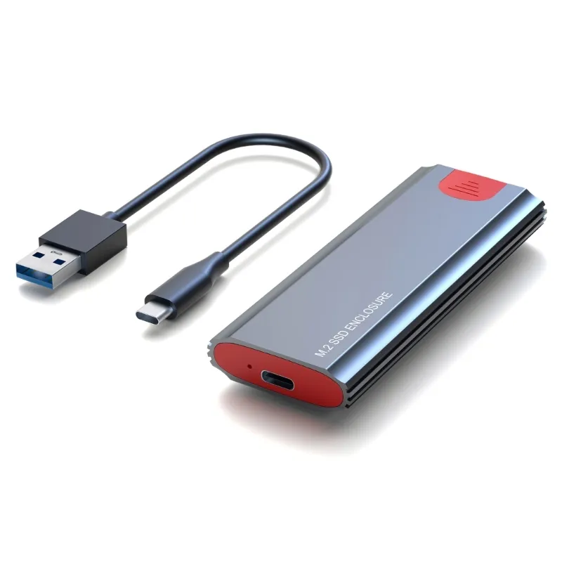 NVMe SSD Enclosure Tool Free Aluminum Case With Type C 3.1 Gen2 ...