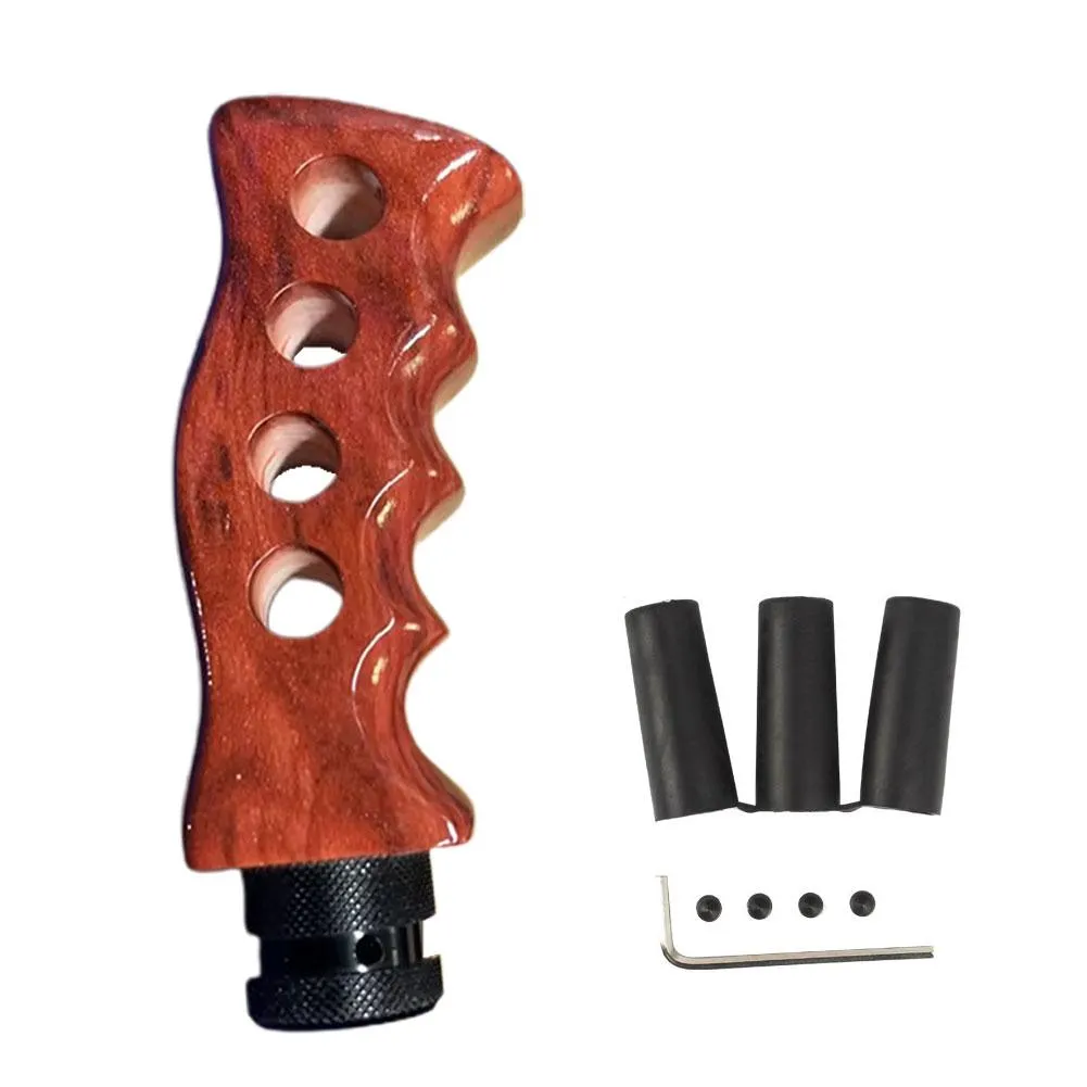 Universal Car Gear Shift Knob Knife Shape Resin & Aluminum Manual ...