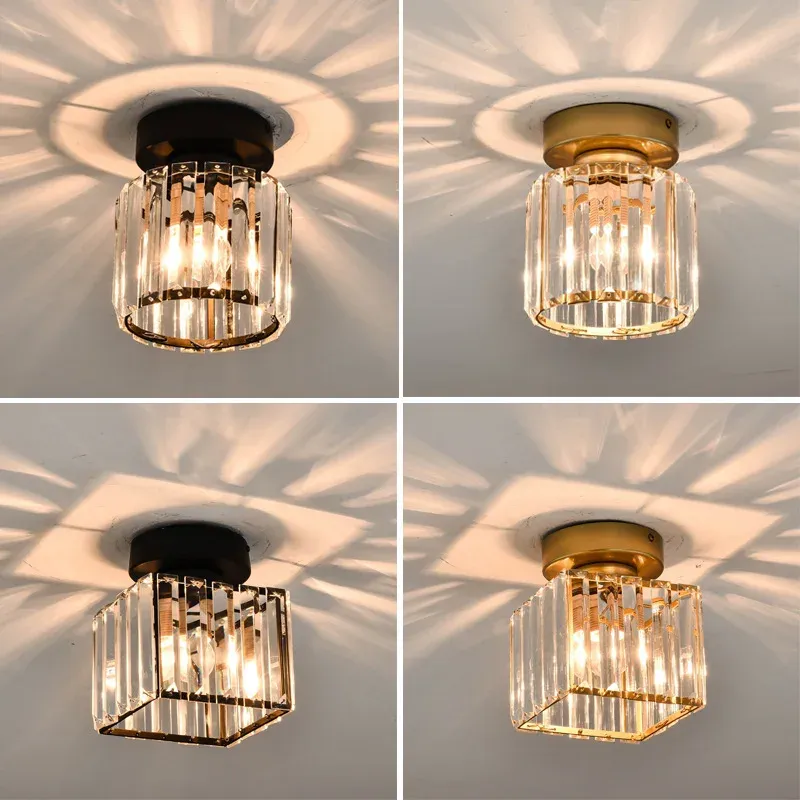 Modern Crystal Ceiling Light For Aisle, Corridor, Hallway, Stairs ...