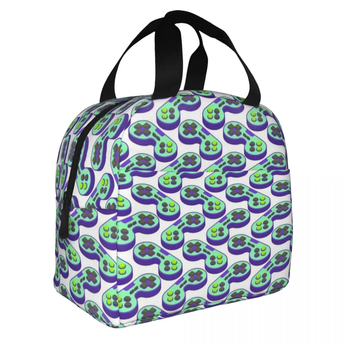 Gamer's Delight Insulated Lunch Bag - Video Game Controller Design ...