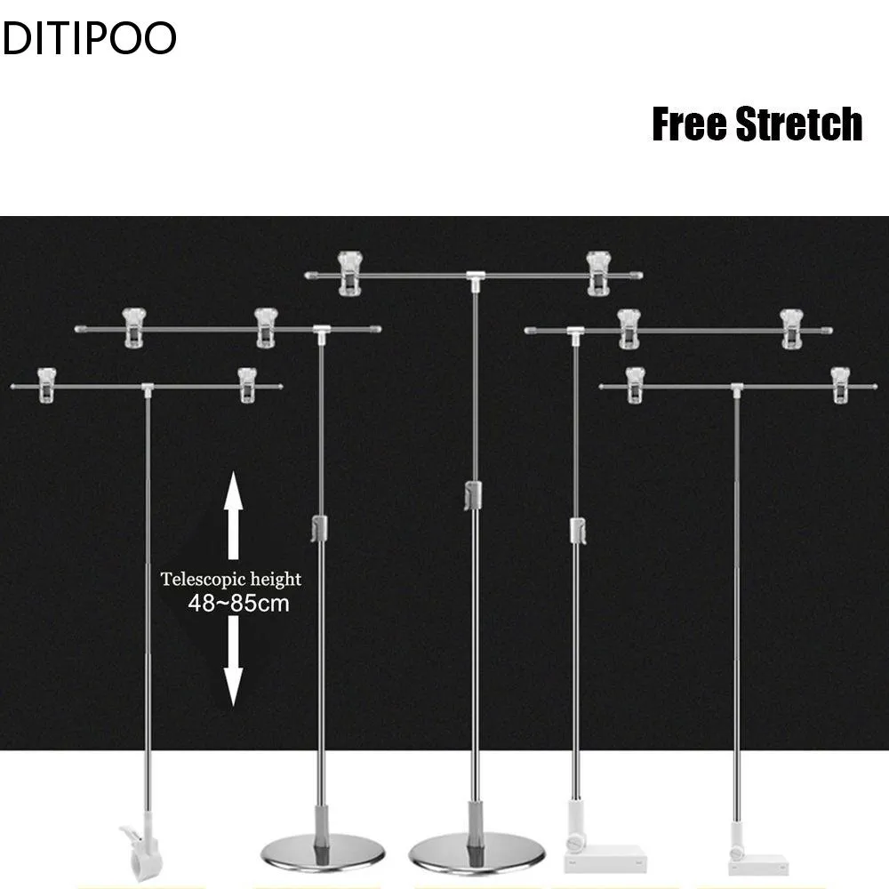 Photography Photo Backdrop Stands Adjustable T-Shape Background Frame ...