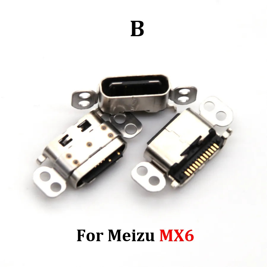 Type C and Micro USB Jack Socket Connector Charging Port Repair for Meizu 15 / 15 Lite / 16th ...
