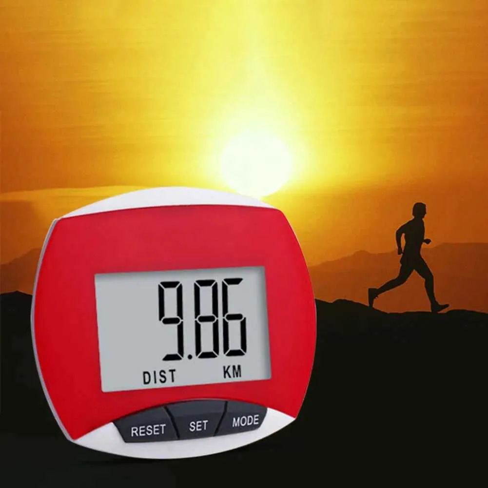 LCD Step Counter Pedometer for Walking, Running, Fitness - Multi ...