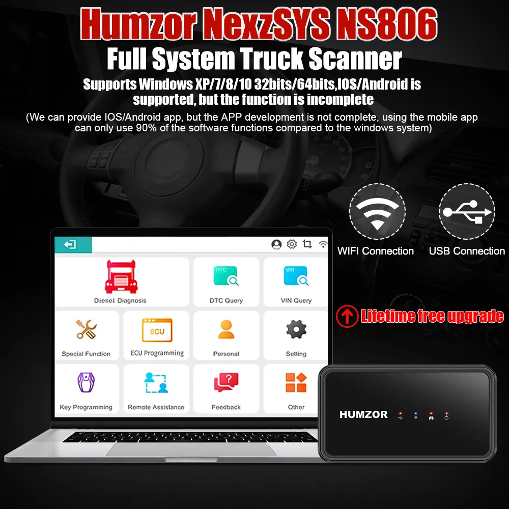 DHgate.com:Humzor NexzSYS NS806 Full OBD2 Diagnostic Tool for Volvo ...