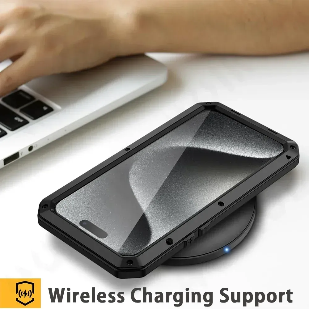 DHgate.com:Metal Full-Body Shockproof Armor Case for iPhone - Ultimate ...