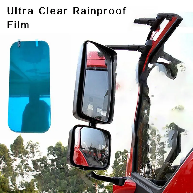 Large Truck Rear View Mirror Film Rainproof Waterproof Anti-Fog Safety ...