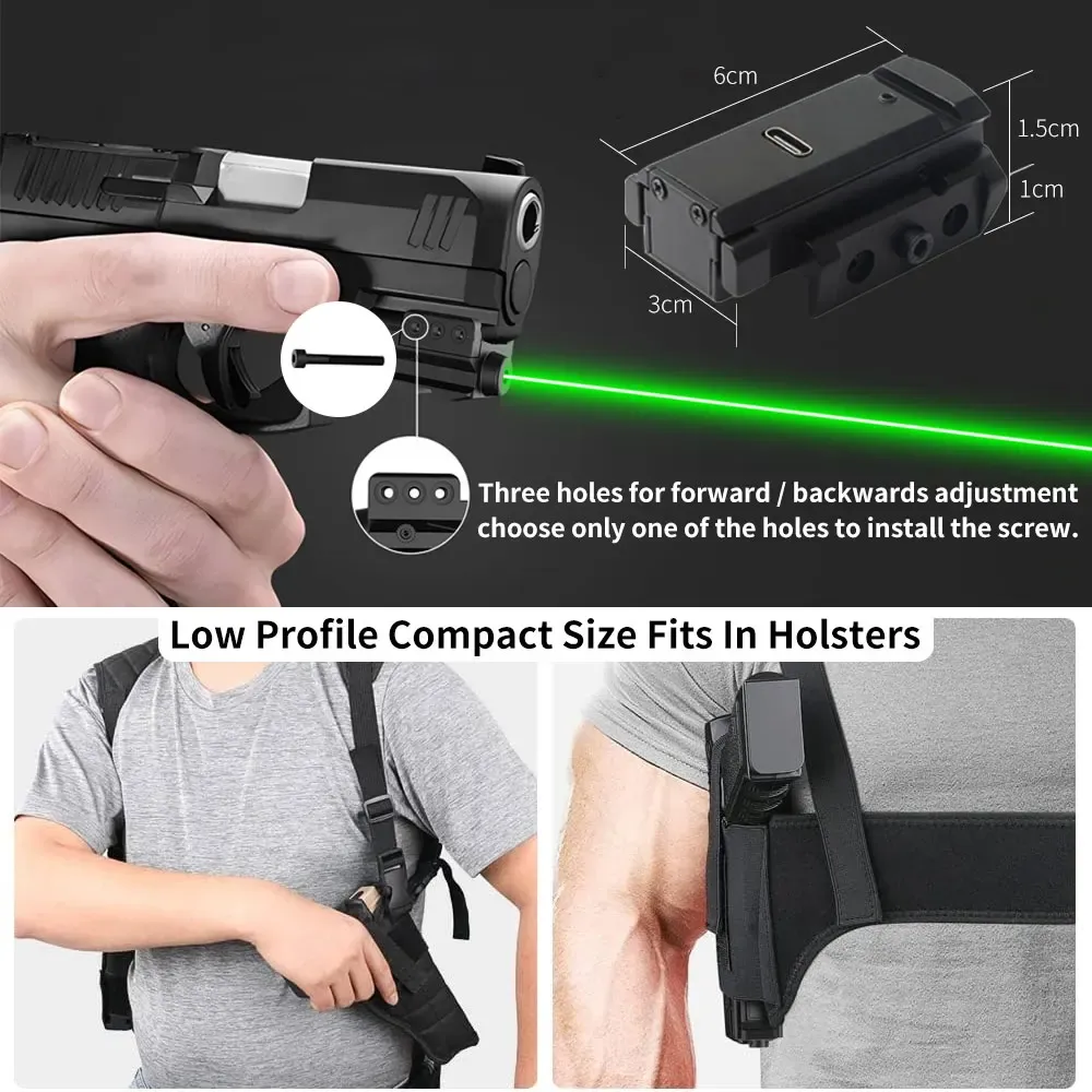 Tactical 532nm Green/Blue/Red Laser Dot Sight for 20mm Picatinny/Weaver ...
