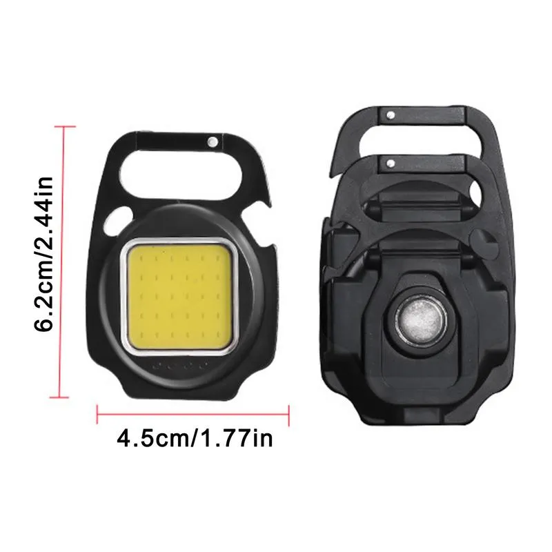 Ultra Bright Mini Keychain Flashlight LED Carabiner Keyring Torch for ...