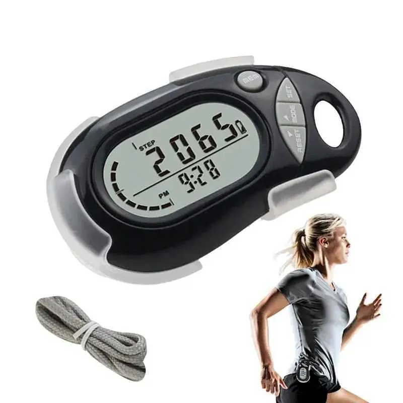 Large Display Clip-On Step Tracker & Pedometer - Precise Pocket Step ...