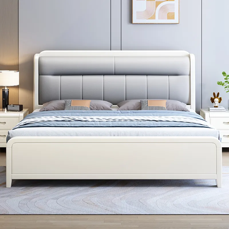 Designer Japanese Minimalist Relax Bed, Solid Wood Luxury Platform Bed ...