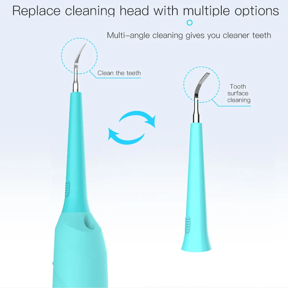 3 Modes Electric Plaque Remover Teeth Cleaner - Portable Dental ...
