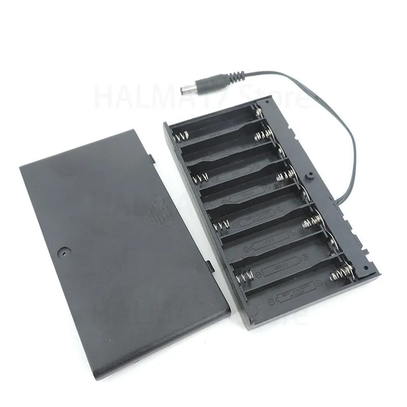 12V AA Battery Holder Case Box with On/Off Switch for 8x1.5V AA ...