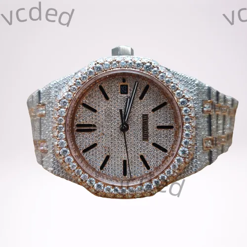 Reloj Iced Out Moissanite Diamond VVS Acero Inoxidable VVS Custom ...