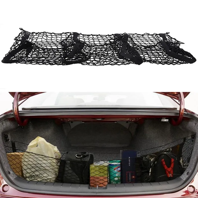 Car Trunk Cargo Net Organizer Polyester Mesh Storage Net for SUV and ...