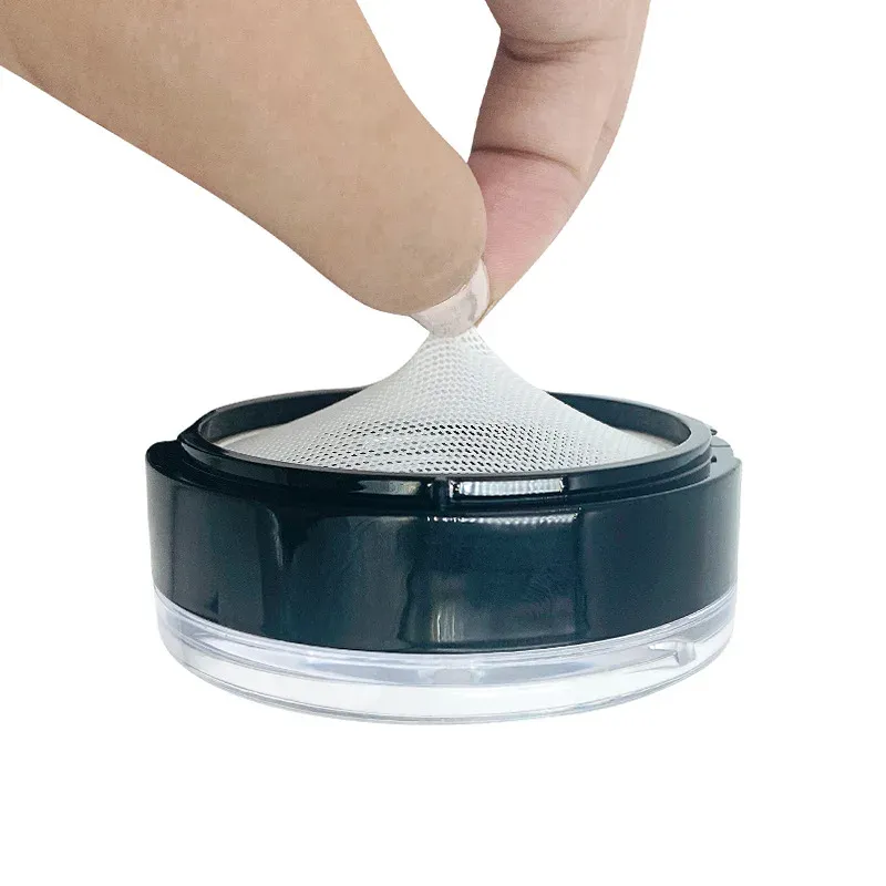 10g Portable Powder Case with Mirror and Sieve, Empty Loose Powder ...