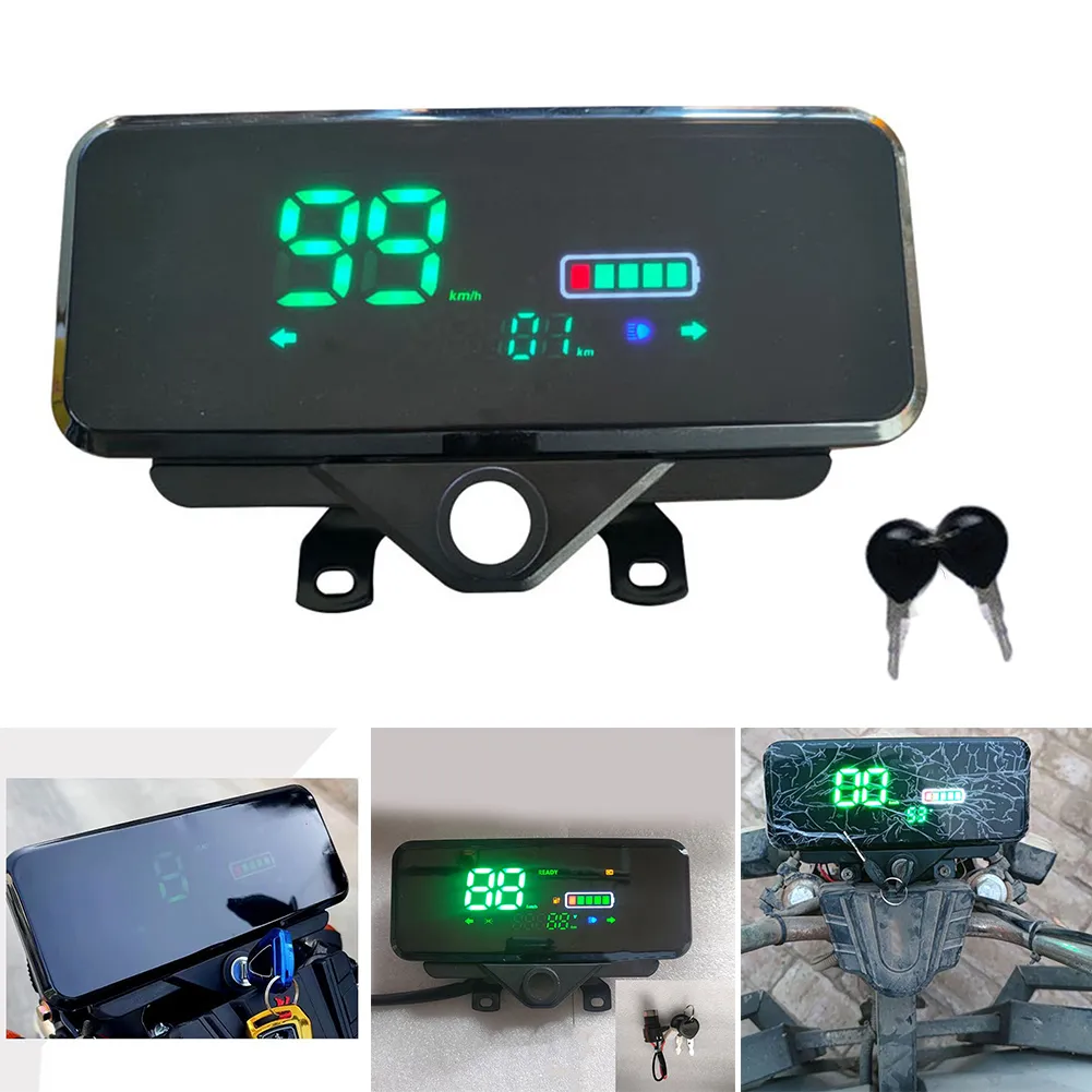 Bike Odometer Electric Scooter LCD Display Dashboard Meter For KUGOO ...