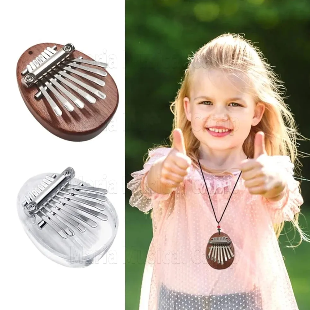 DHgate.com:8-Key Mini Kalimba: Mahogany Wood & Metal Tines, Portable ...