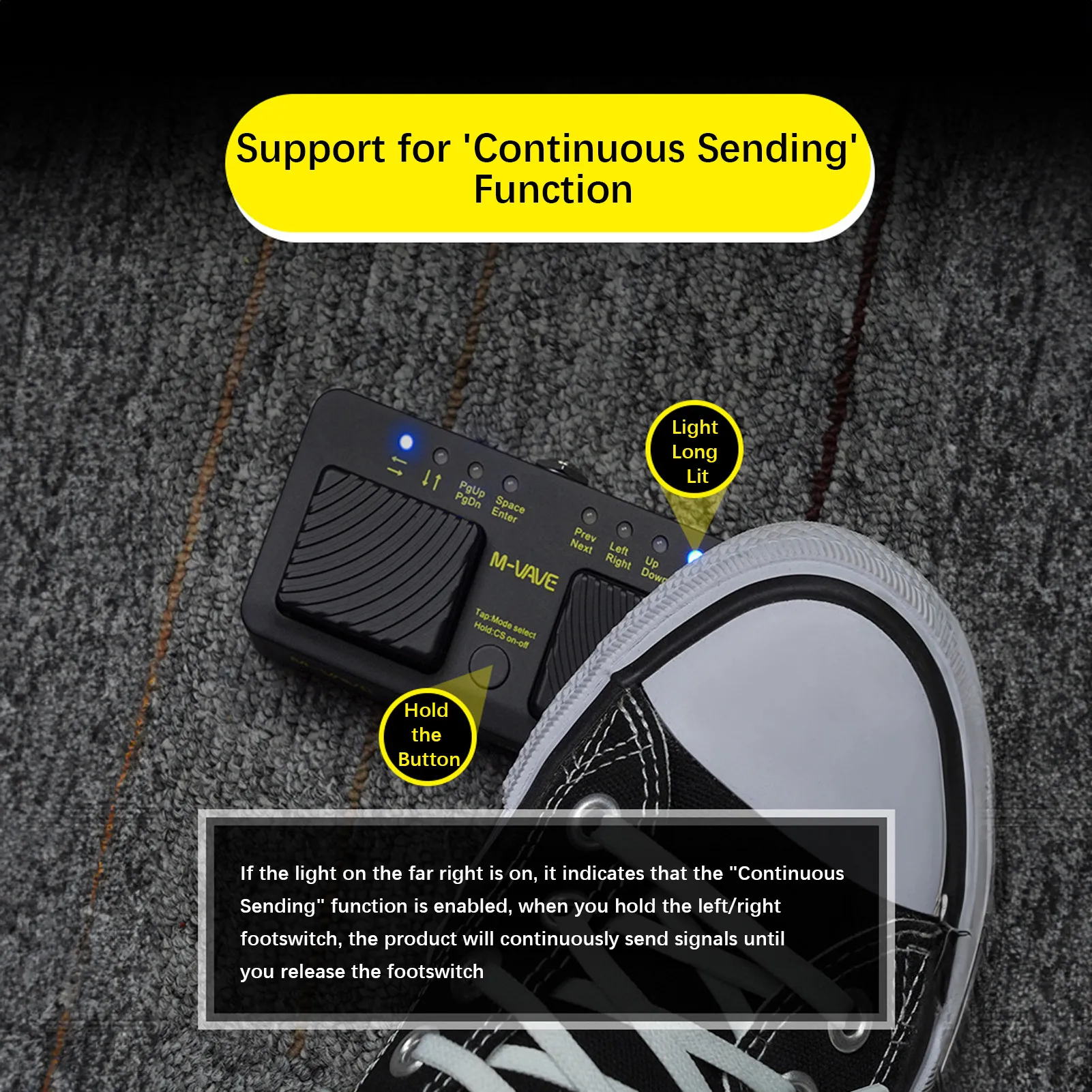 DHgate.com:M-VAVE CUBE TURNER PRO: Smart Wireless MIDI Control Pedal ...