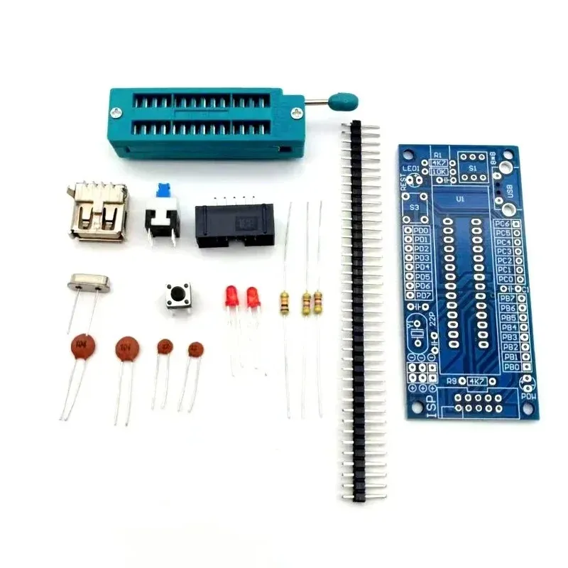 DHgate.com:ATmega8/ATmega48/ATmega88 Development Board, DIY Electronic Module Kit, USB Interface ...
