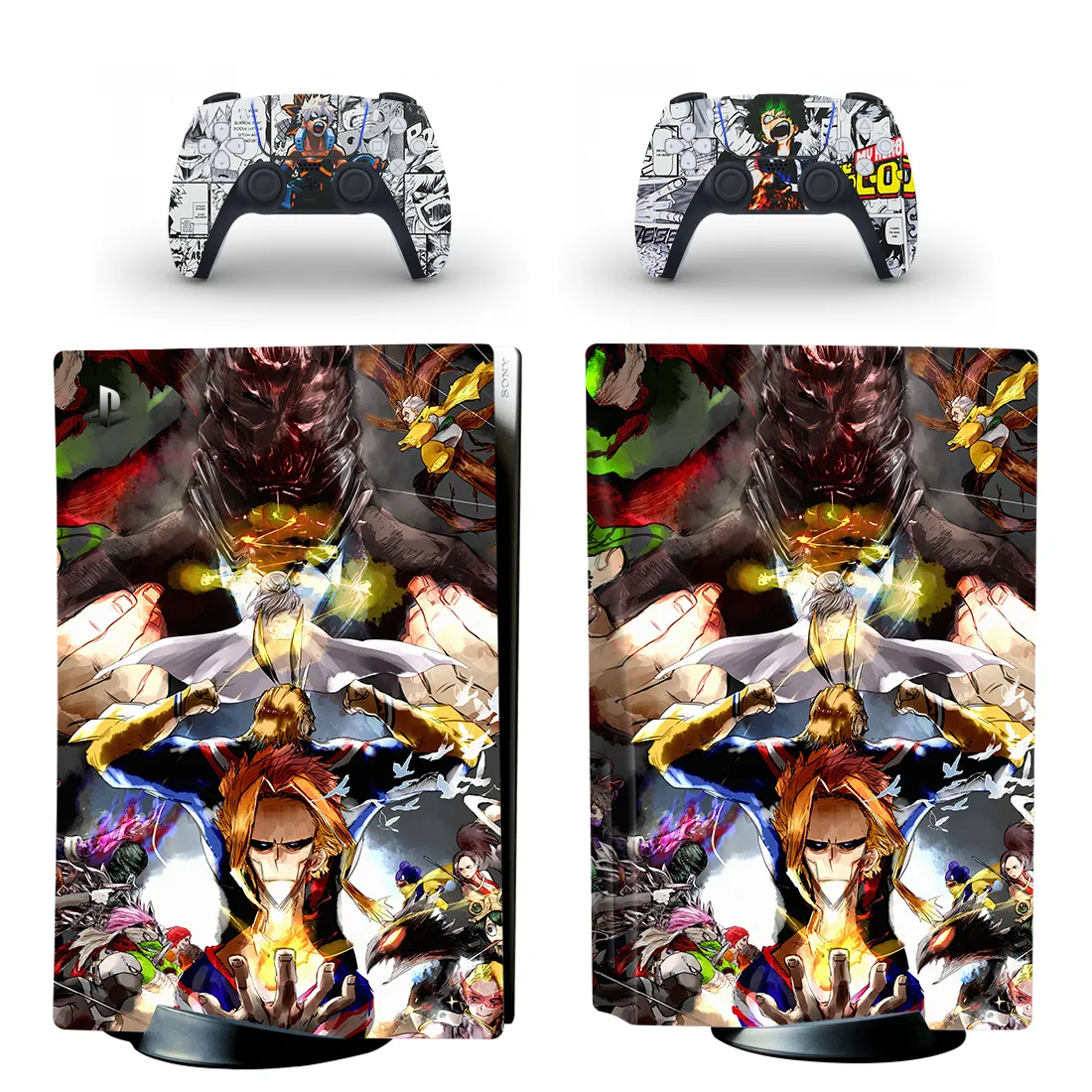 My Hero Academia PS5 Disc Skin Sticker Vinyl Console & Controller Decal ...