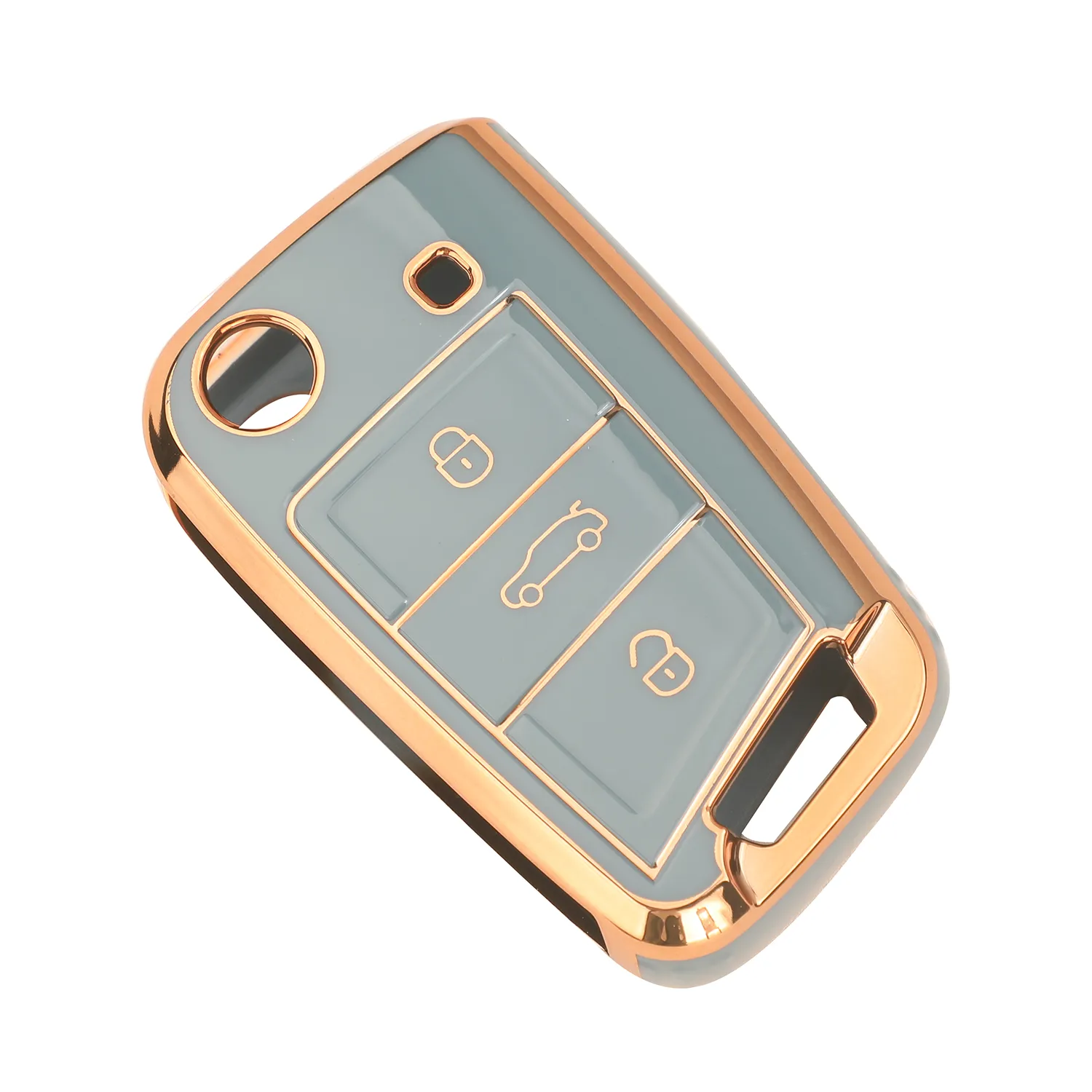 TPU Car Key Shell Case Fob Cover for VW Golf 7 mk7 Skoda Octavia A7 New ...